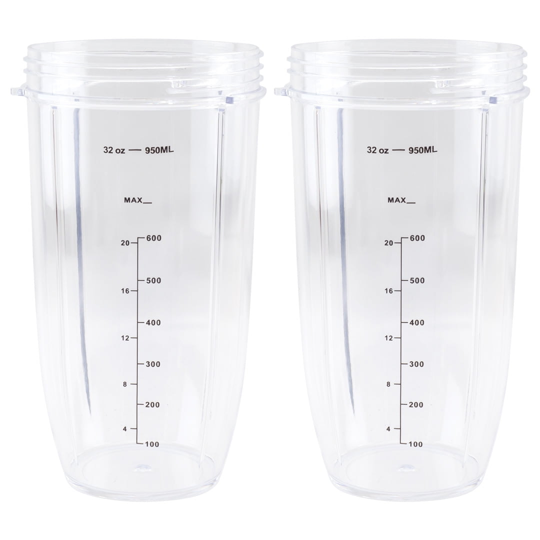 2 Pack 32 oz Tall Colossal Cup Oversized Huge Mug Compatible with ...