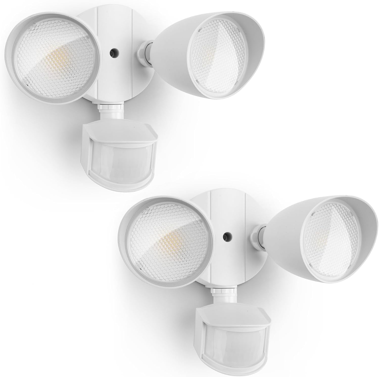 2 Pack 32W 2500 Lumen LED Security Lights with Motion Sensor for ...