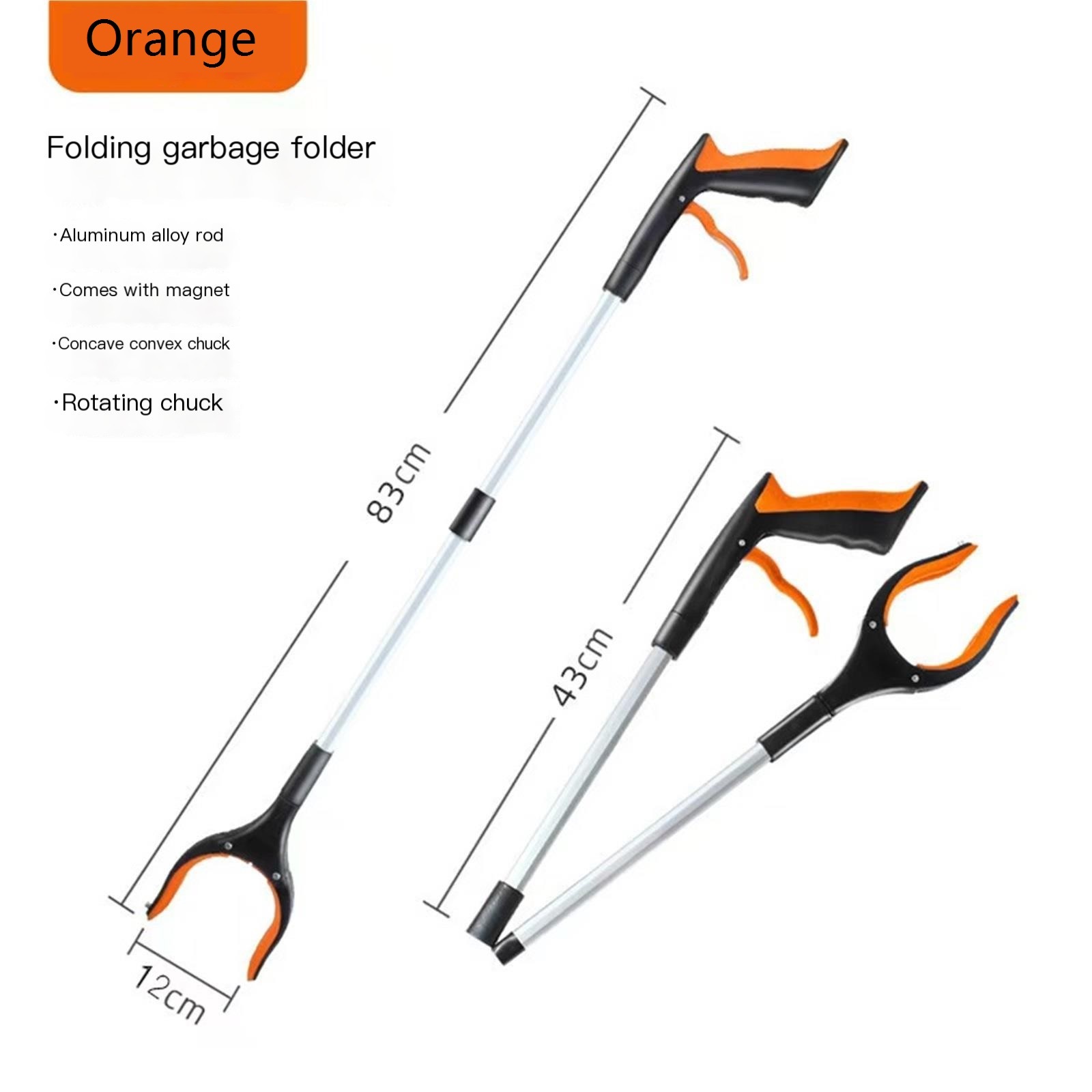 2-Pack 34 Inch Extra Long Grabber Reacher with Rotating Jaw - Mobility ...