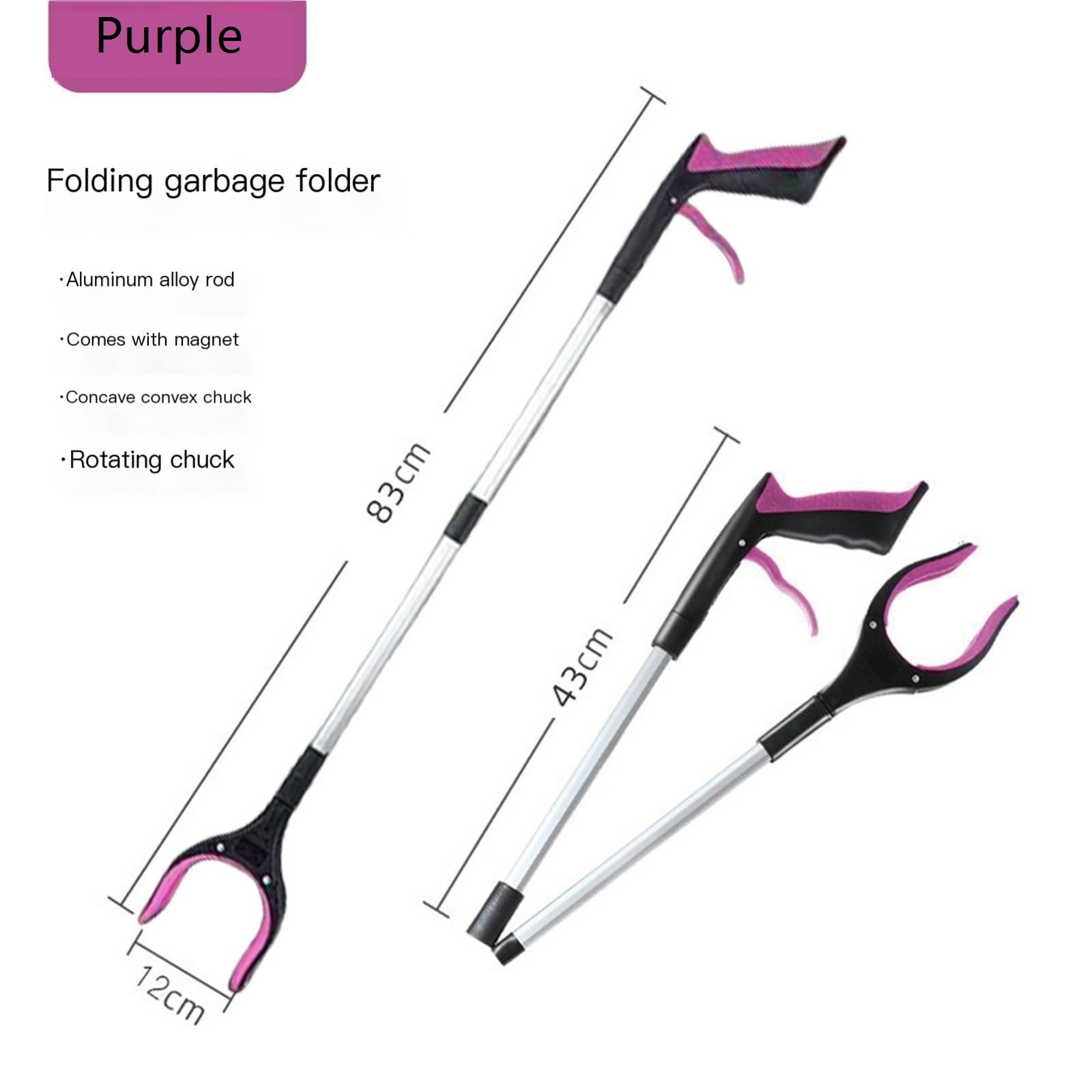 2-Pack 34 Inch Extra Long Grabber Reacher with Rotating Jaw - Mobility ...