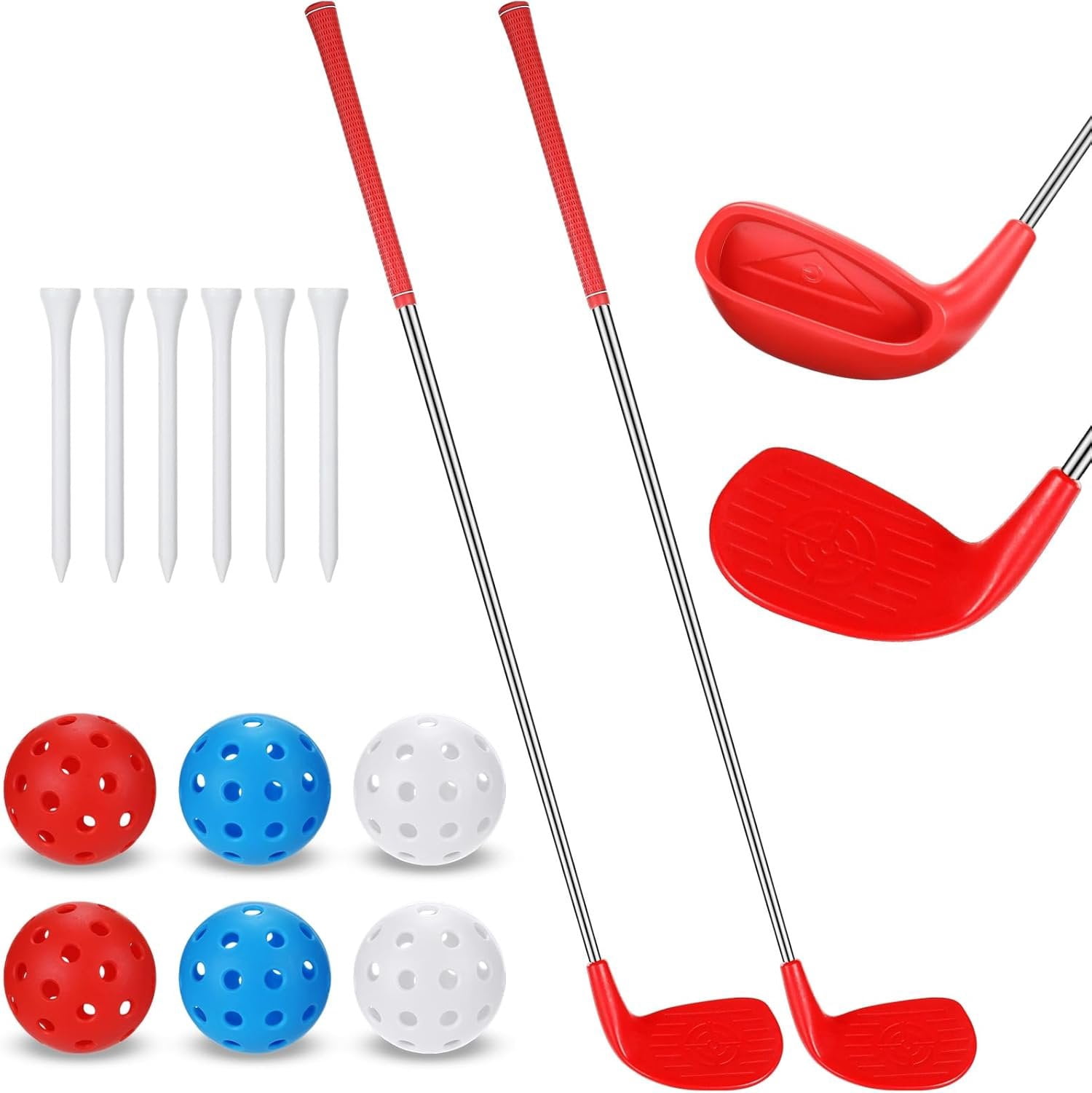 2 Pack 36" Backyard Golf Club Set with Oversize Heads Golf Club for ...