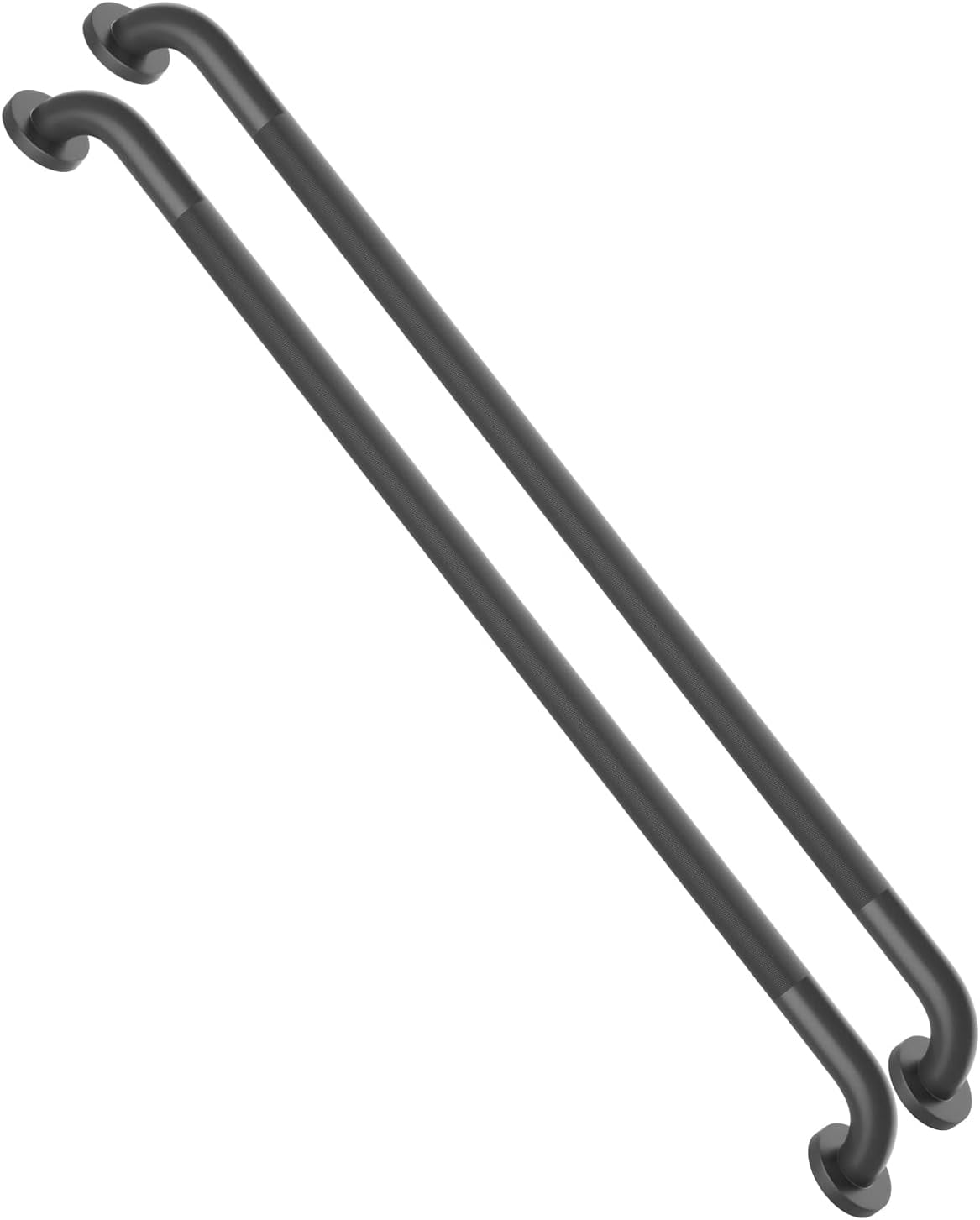 2 Pack 36 Inch Anti Slip Shower Grab Bar Oil Rubbed Black 1.25 ...
