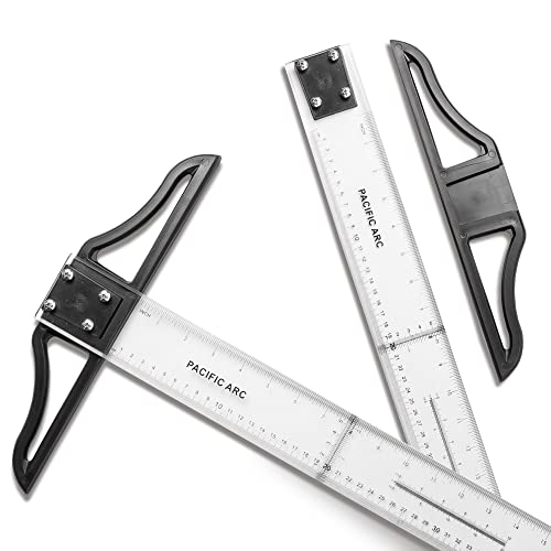 2 Pack - 36 Inch T Square, Traditional Acrylic Graduated in Inch and ...
