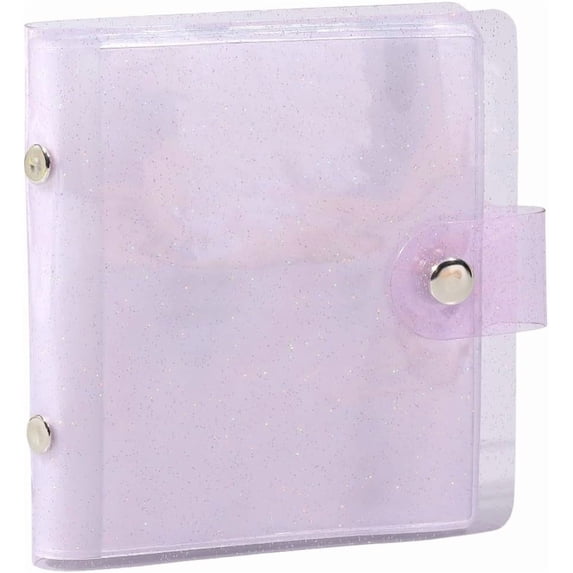 2 Pack 36 Pockets Instax Film Album Mini Photo Album 3x4 Inch Purple ...
