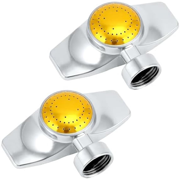 2 Pack 360 Degree Metal Spot Sprinkler, Heavy-Duty Circular Design with ...