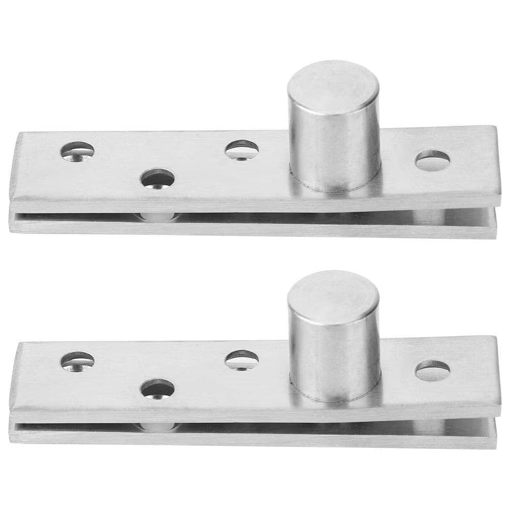 2 Pack 360 Degree Rotation Door Hinges, Stainless Steel Concealed Pivot ...