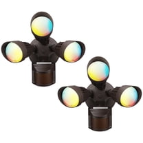 2 Pack LED Security Light, Motion Sensor Flood Lights Outdoor, Dusk to ...