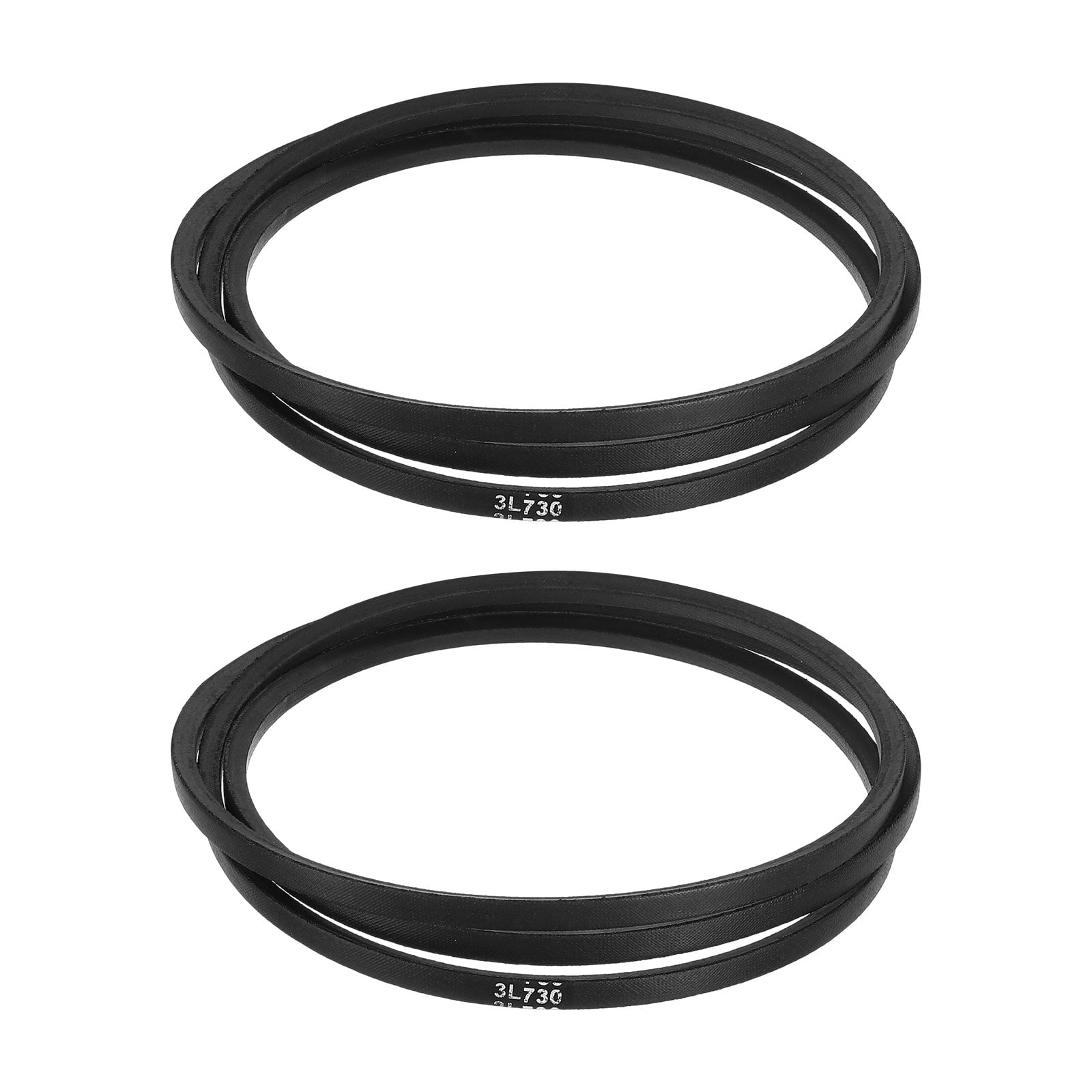 2 Pack 3L730 Classic Wrapped Rubber V-Belt, 73"(1854mm) Outside ...