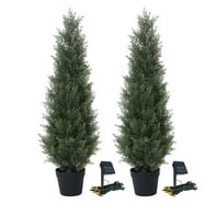 5ft Artificial Cedar Tree – Outdoor Fake Cedar Tree for Porch, Garden ...