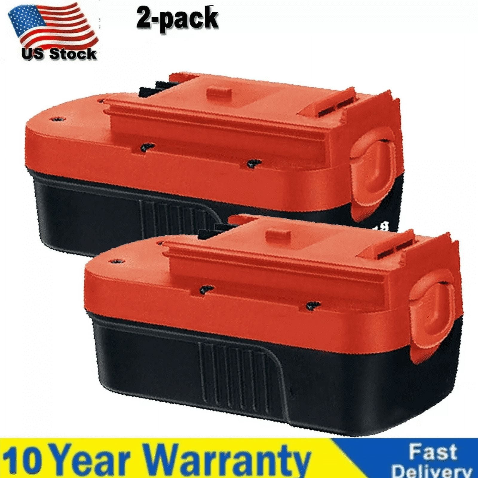 Ohyes Bat 2 Pack 4.0Ah 18V HPB18 Replacement Battery, Compatible with Black and Decker Tools ...