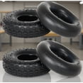 2-Pack 4.10/3.50-4 Replacement Tire and Tube Set, 10-Inch Wheels with ...