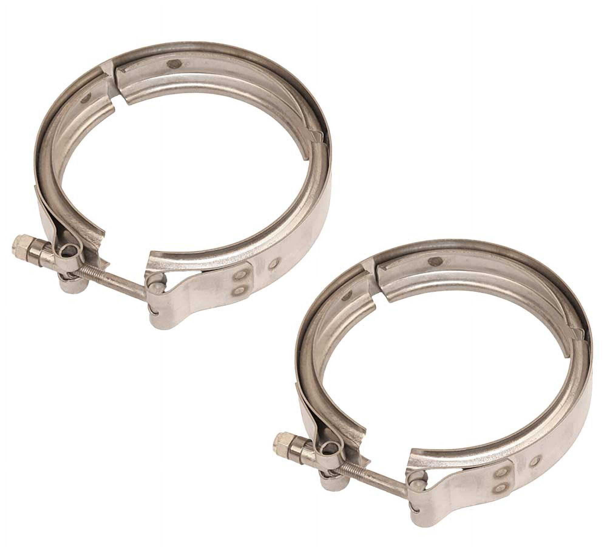 2 Pack 4.25" Quick Release V-Band Clamp Stainless Steel, Clamp Fittings ...