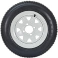 2-Pack 4.80-12 Trailer Tires On Rims - Load Range C 6-PLY - 12" White ...