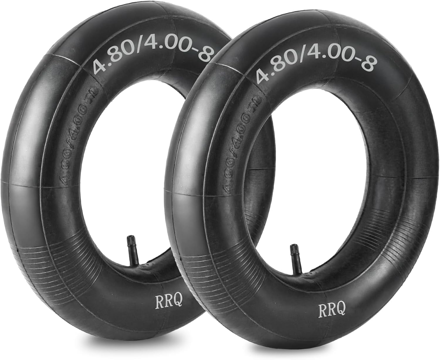 2 Pack) 4.80/4.00-8 Tire Inner Tube with TR-13 Straight Valve Stem, 4. ...