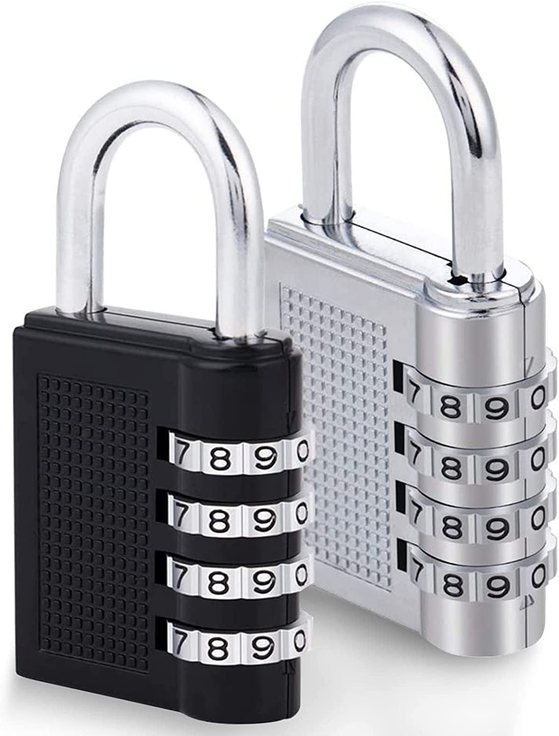 2 Pack 4 Digit Code Combination Gym Lock Locker Outdoor Indoor ...