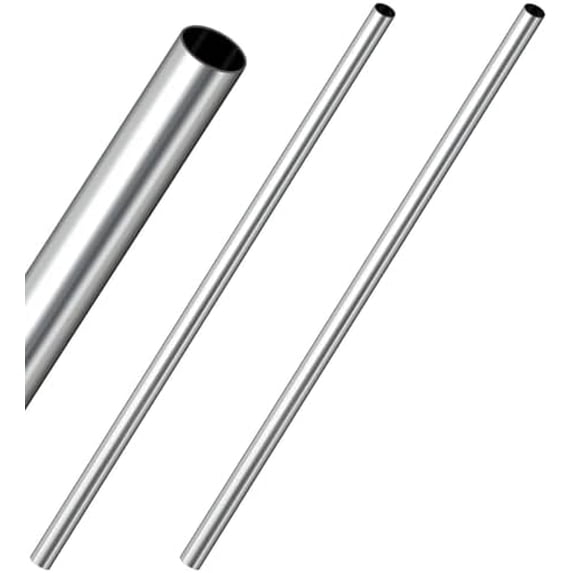 2 Pack 4 Feet Galvanized Steel Dock Pipe, 1.65" Od 1.42" Id, 0.118 ...