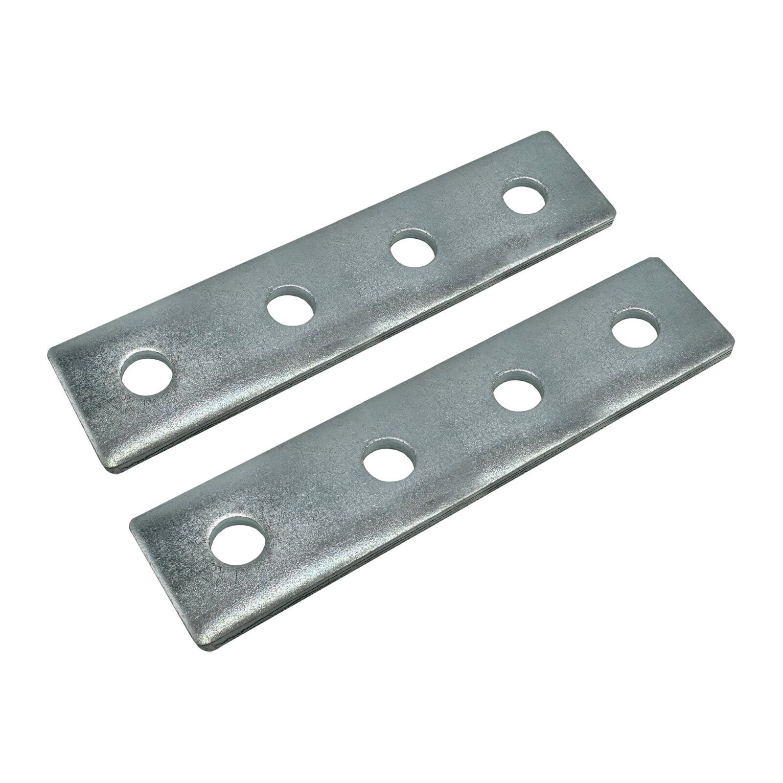 2 Pack - 4 Hole, Flat Plate Connector Bracket for 1/2" Bolt in 1-5/8 ...