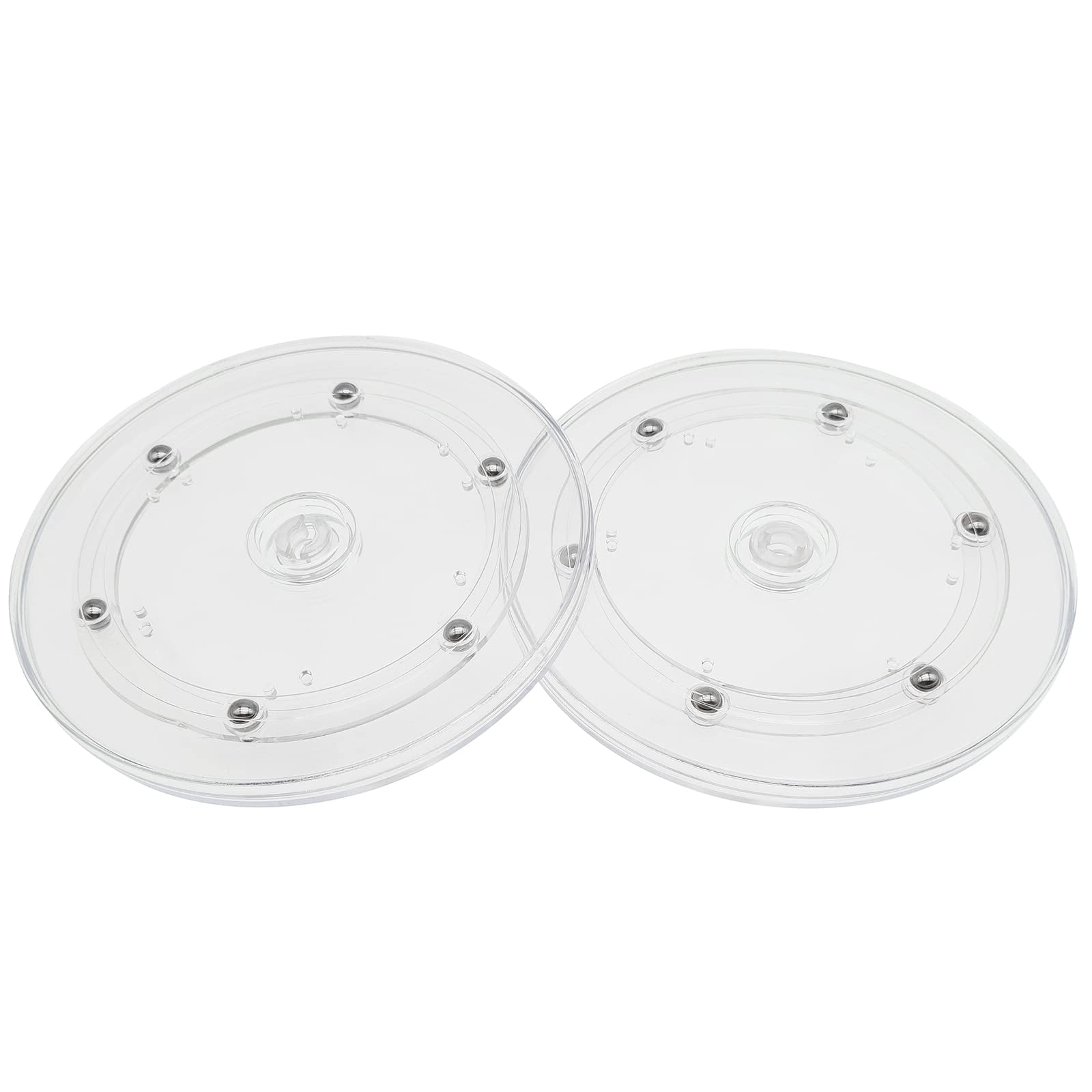 2 Pack 4" Lazy Susan Turntables Acrylic Ball Bearing 360 Degree ...