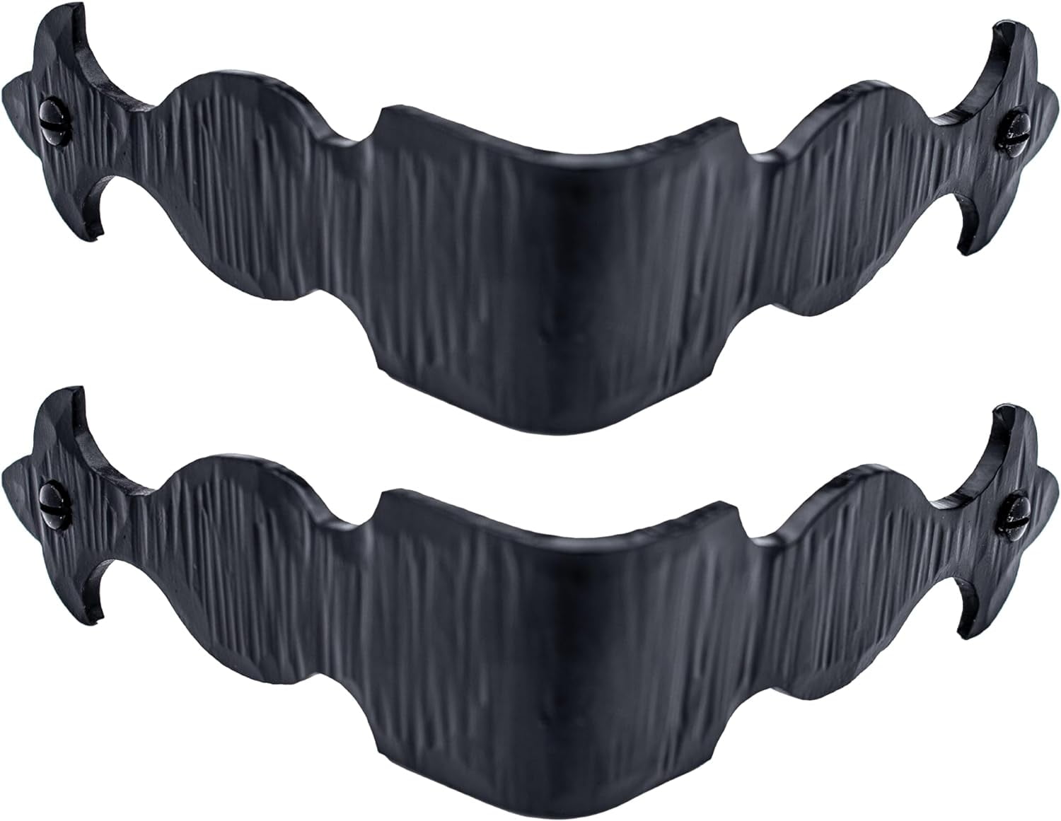2 Pack - 4" Metal Corner Bracket for Furniture - Black - Handmade ...