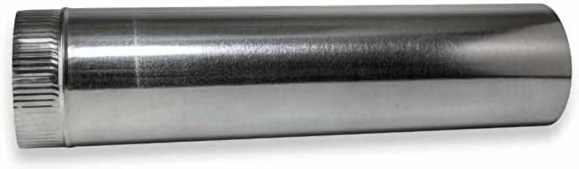 2 Pack 4" Round 24" Long Duct Pipe | Snap Lock Pipe 30g Gauge ...