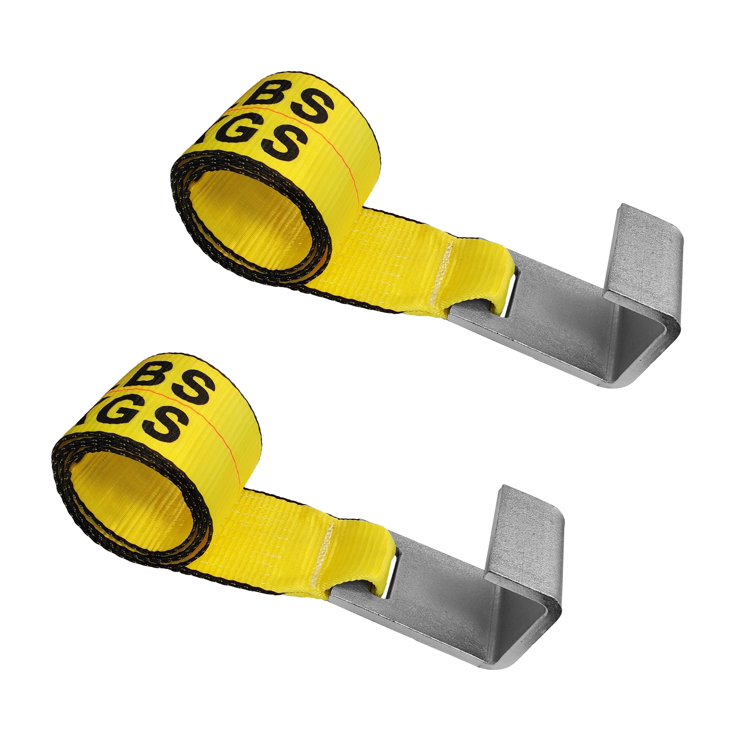 2 Pack 4" x 5' Roll Off Container Winch Strap for Cargo Securement ...