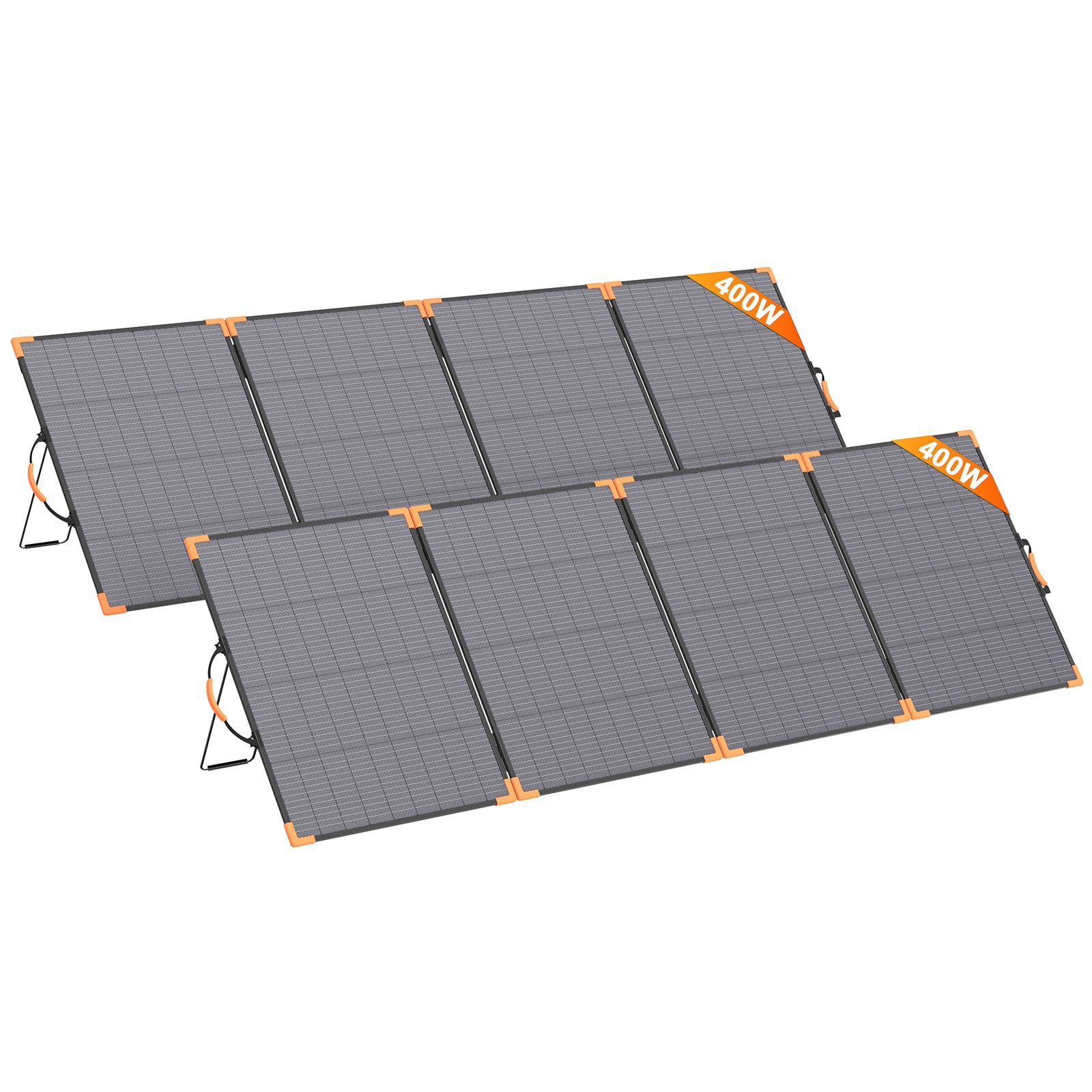 2 Pack 400 watt Solar Panels Bifacial 33.6V 12A IP68 Waterproof Plug ...