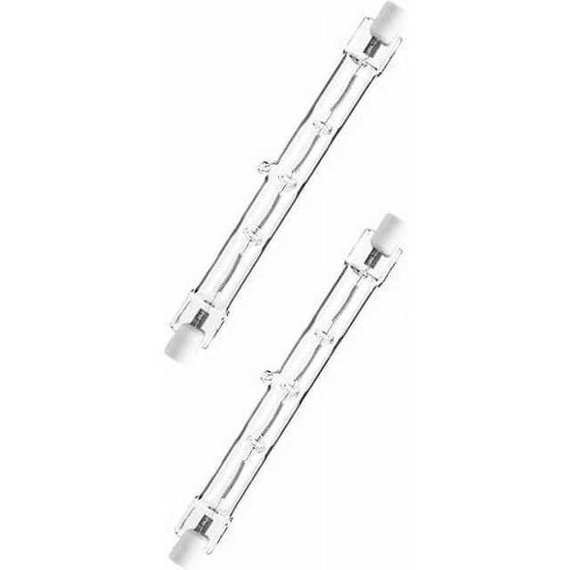 2 Pack 400W Halogen Tube 500W Equivalent 118mm Warm White R7s 2700K ...