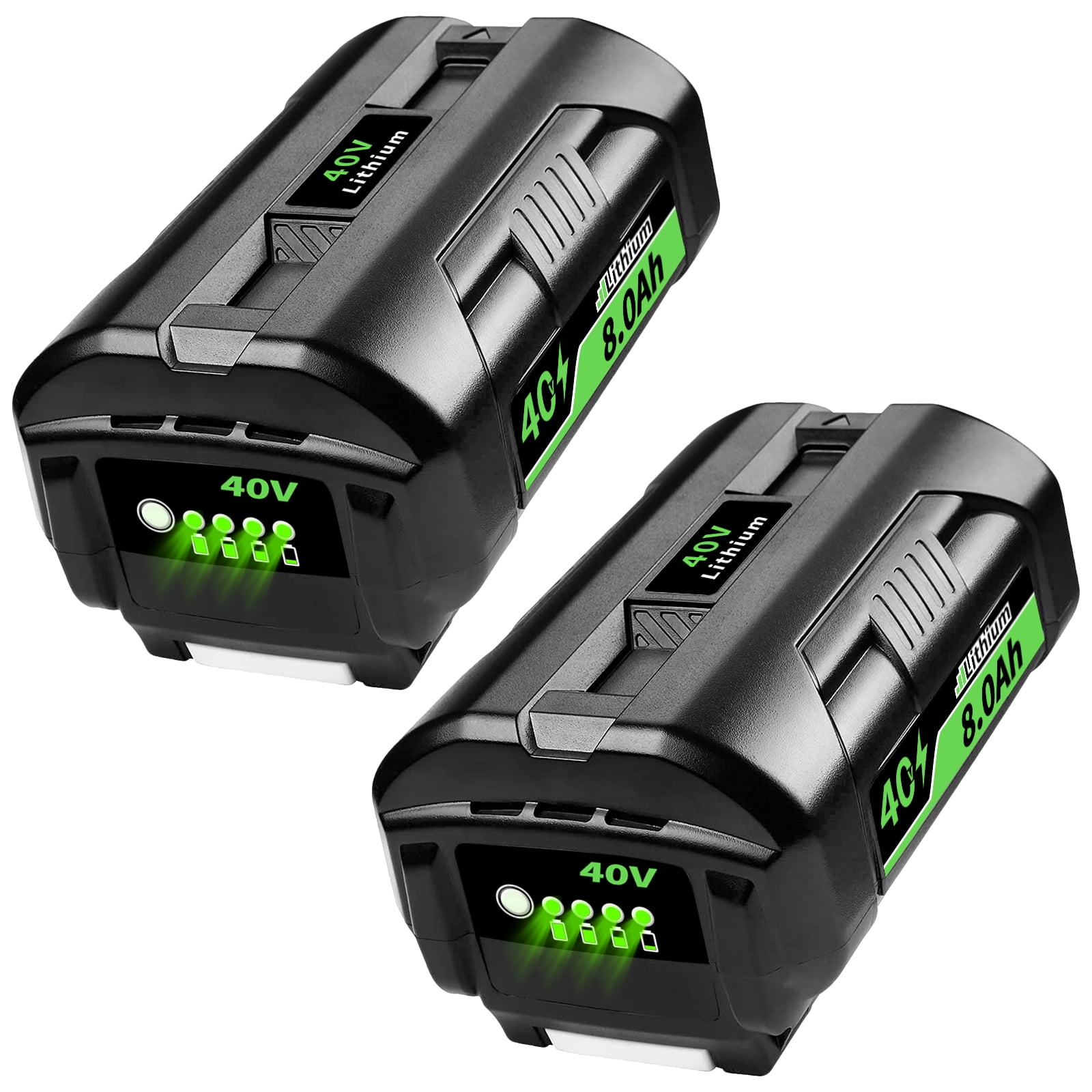2 Pack 40V 8.0Ah Replacement for Ryobi Battery 40v Compatible with ...