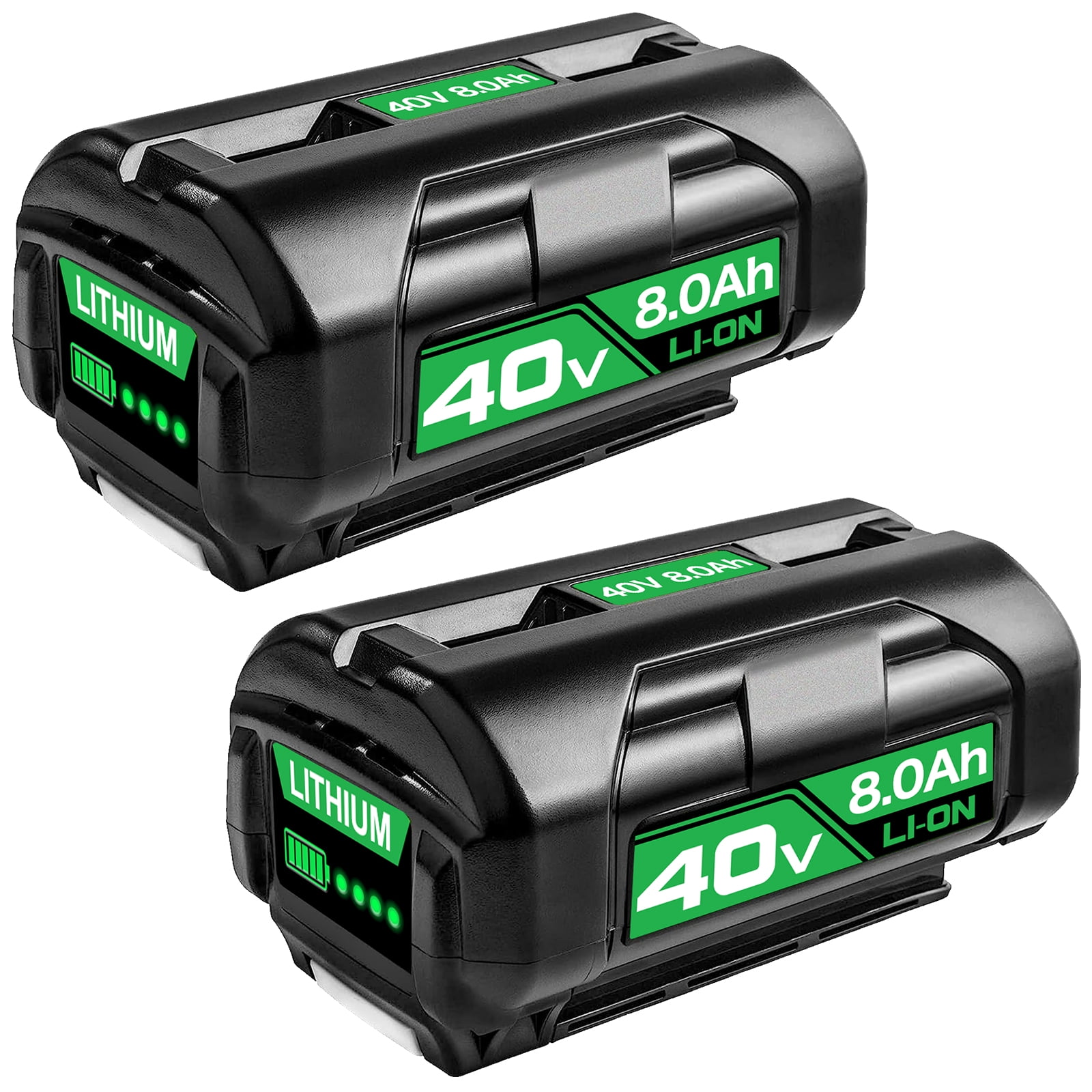 2 Pack 40V 8000mAh Replacement for Ryobi Battery Compatible with Ryobi ...