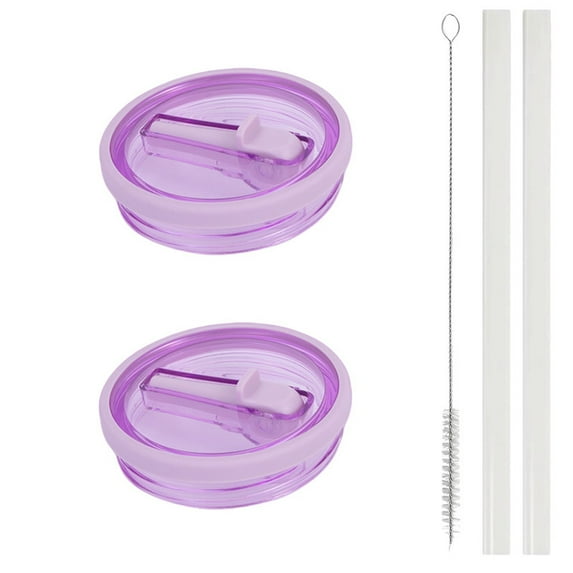 2-Pack 40oz Full-Color Flip Straw Lid Replacements for Stanley Quencher ...