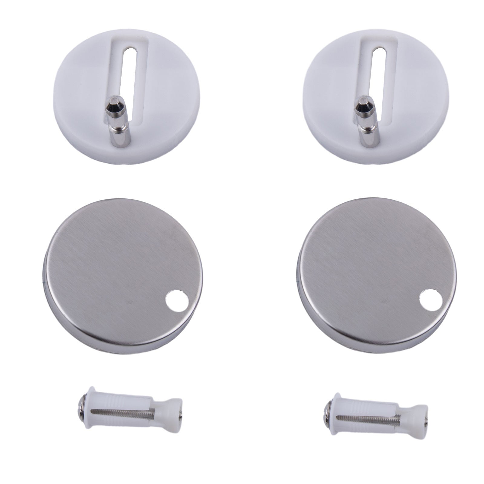 2 Pack 45/55/60mm Toilet Seat Hinge Screws Bathroom Toilet Seat Hinge ...