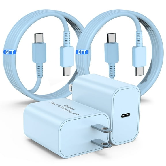 JUNCHI-2Port 45W Samsung Super Fast Charger USB C, Type C Fast Charging ...
