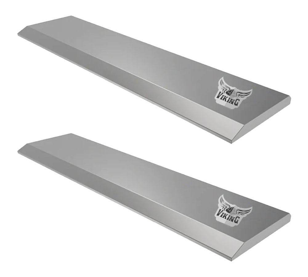 2 Pack 48"x4"x1/2" Weld-On Single Bevel Universal Bucket Cutting Edge ...