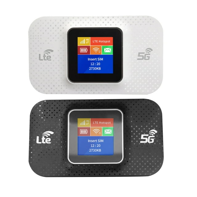 2 Pack 4G LTE Modem Wireless Router, SIM Card Slot Wireless Portable ...