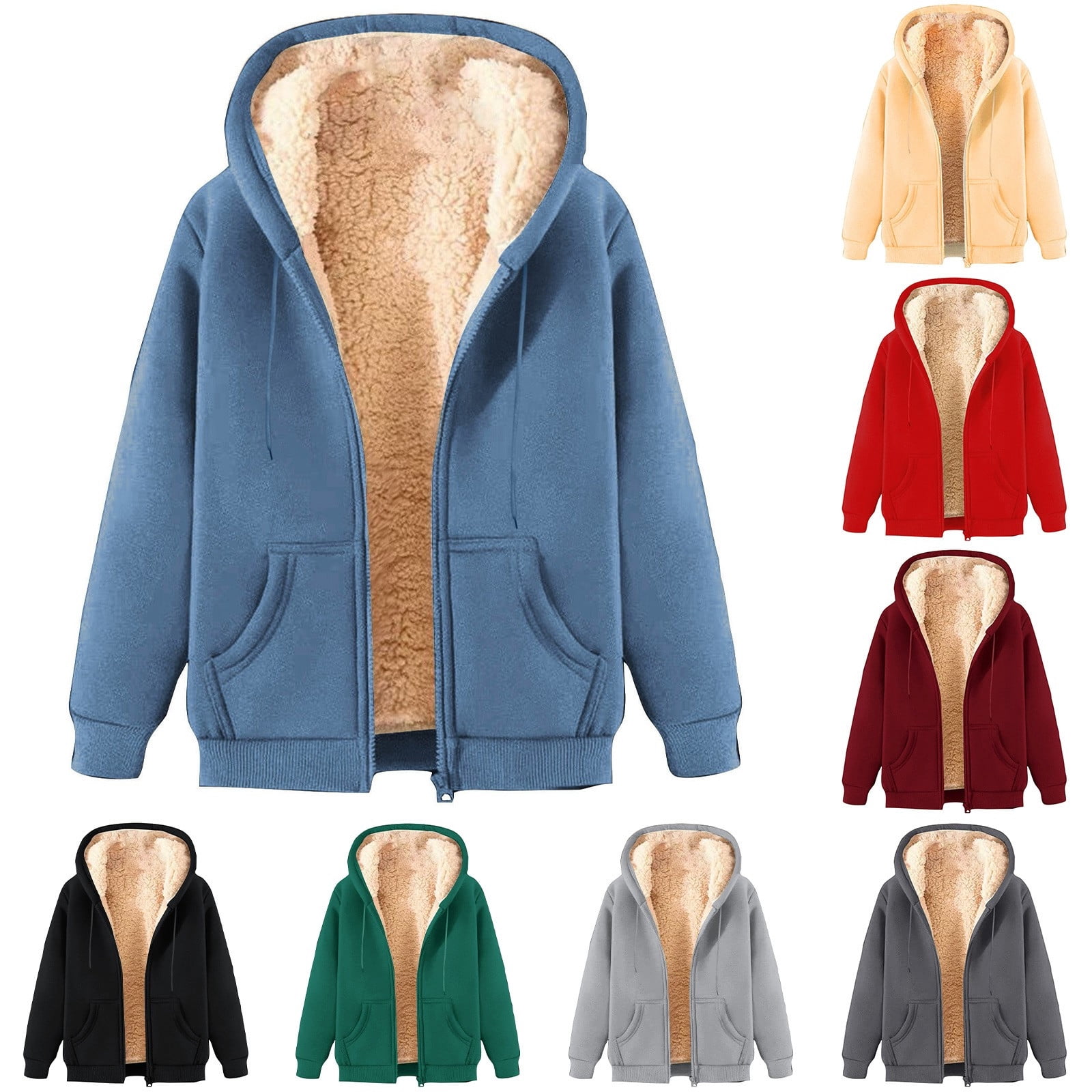 2 Pack 4X-5X Big & Tall Jackets for Men with Pockets Fleece Lined Plus ...