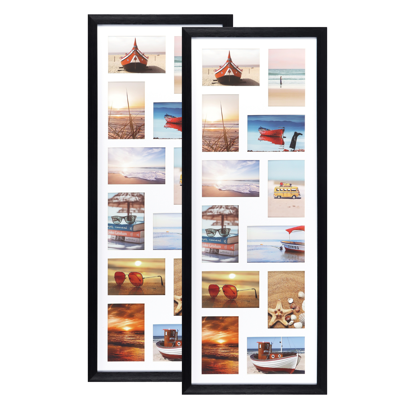 "iMounTEK Vertical Multi Picture Frame, 3-Opening 5""x7"" Collage, 10 ...