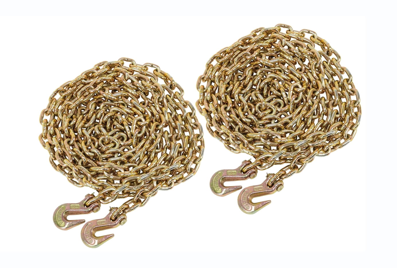 (2 Pack) 5/16 x 16 Grade 70 Transport Chain MADE IN USA Flatbed Trailer ...