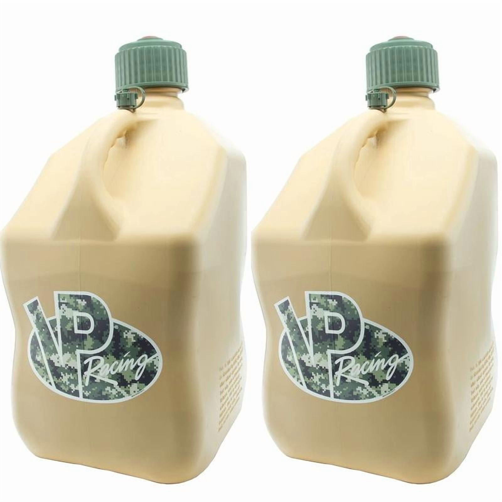 2-Pack 5.5 Gallon Heavy-Duty Plastic Utility Jug – Durable, Leak-Proof ...