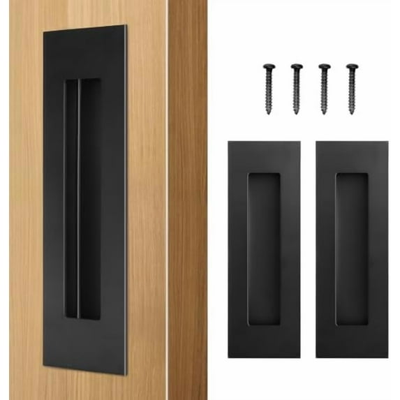 2 Pack | 5.9 Inch Closet Door Pulls, 304 Stainless Steel Sliding Closet ...