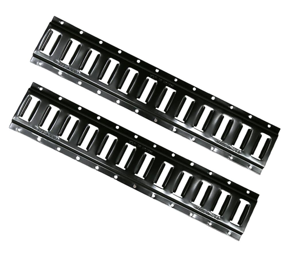 (2 Pack) 5 Ft Horizontal E Track Tie-Down Rail - Made in USA | Black ...