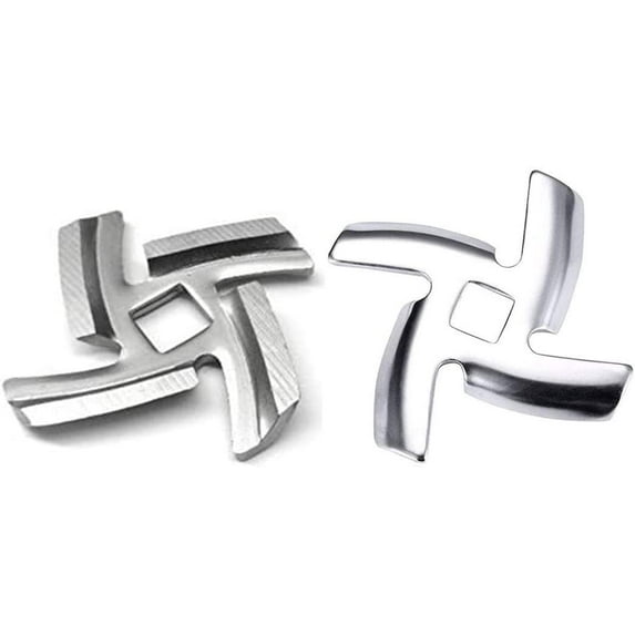 2 Pack) 5# Knife Meat Grinder Blade,Stainless Steel Knife Cutter ...