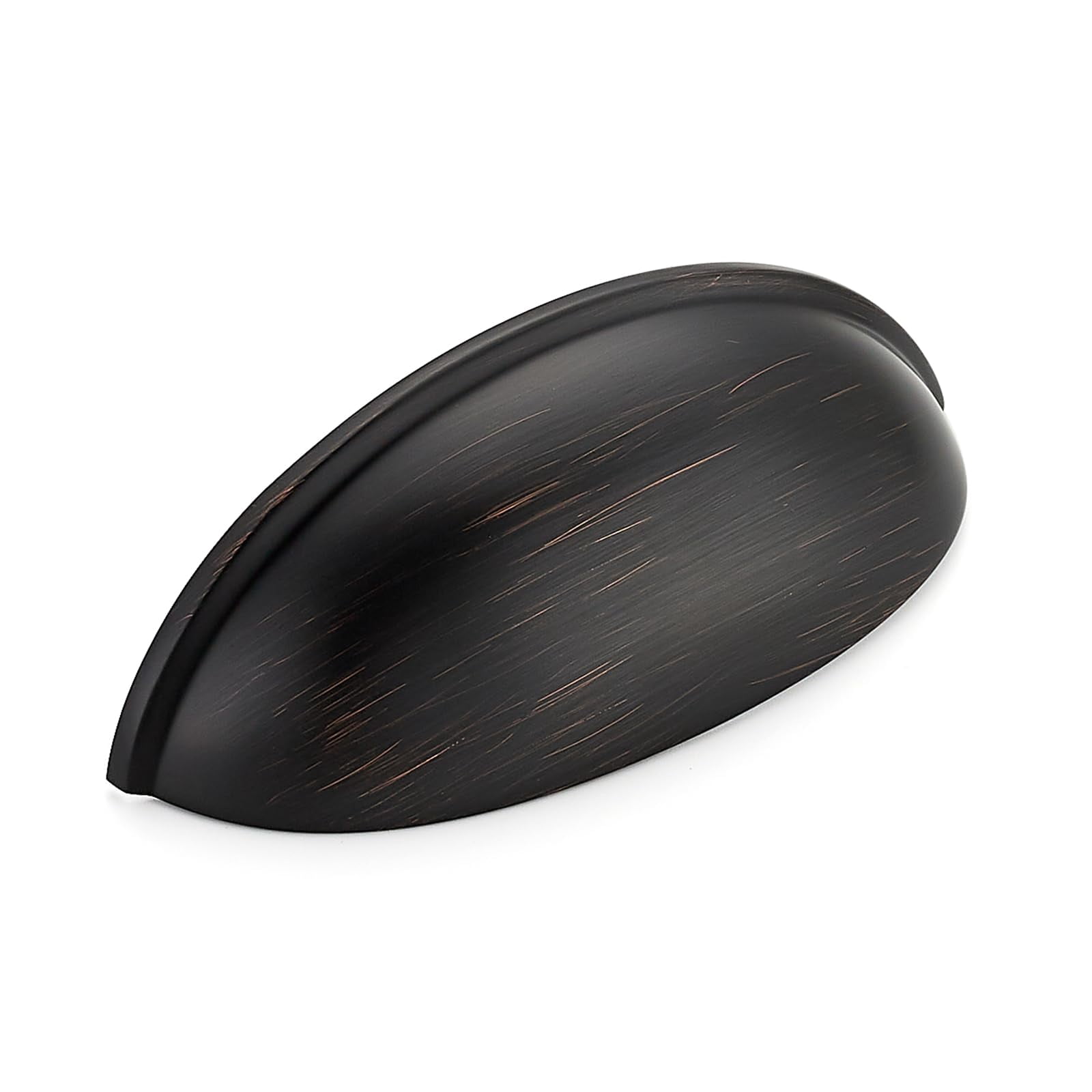2 Pack 5" Matte Black Cup Drawer Pulls, Kitchen Cabinet Handles, 5 Inch ...