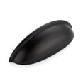 2 Pack 5" Matte Black Cup Drawer Pulls, Kitchen Cabinet Handles, 5 Inch ...