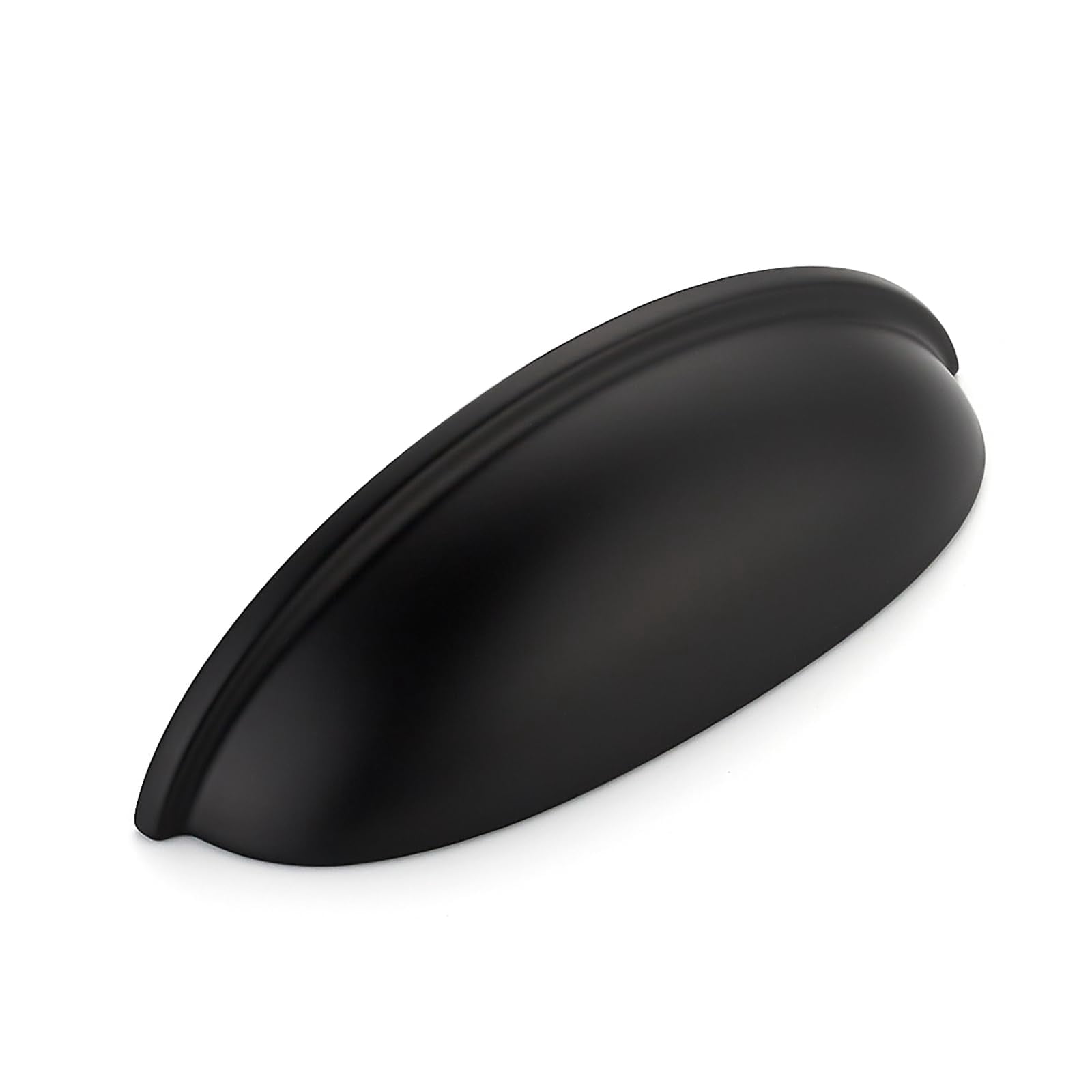 2 Pack 5" Matte Black Cup Drawer Pulls, Kitchen Cabinet Handles, 5 Inch ...