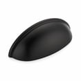 2 Pack 5" Matte Black Cup Drawer Pulls, Kitchen Cabinet Handles, 5 Inch ...