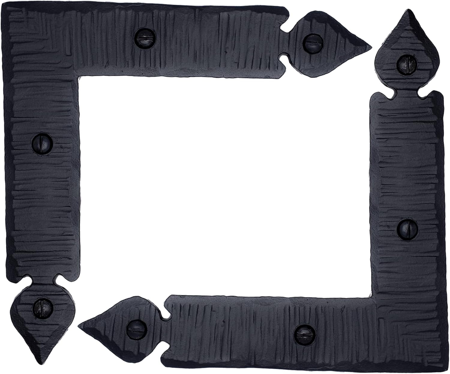 2 Pack 5" Metal L Bracket for Furniture - Black - Handmade Decorative ...