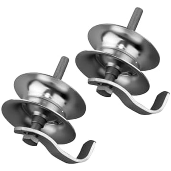 2 Pack 5" Sliding Gate Rollers, Galvanized Steel Wheel Fit 1 5/8" Pipe ...