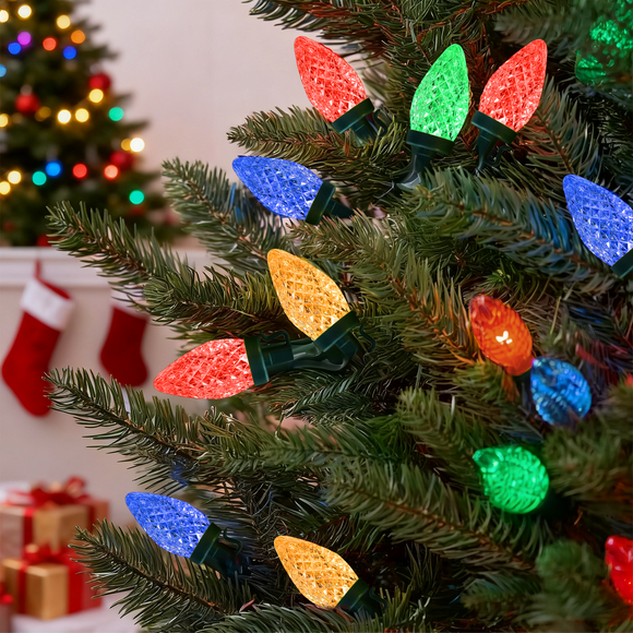 Large Christmas Bulb Lights