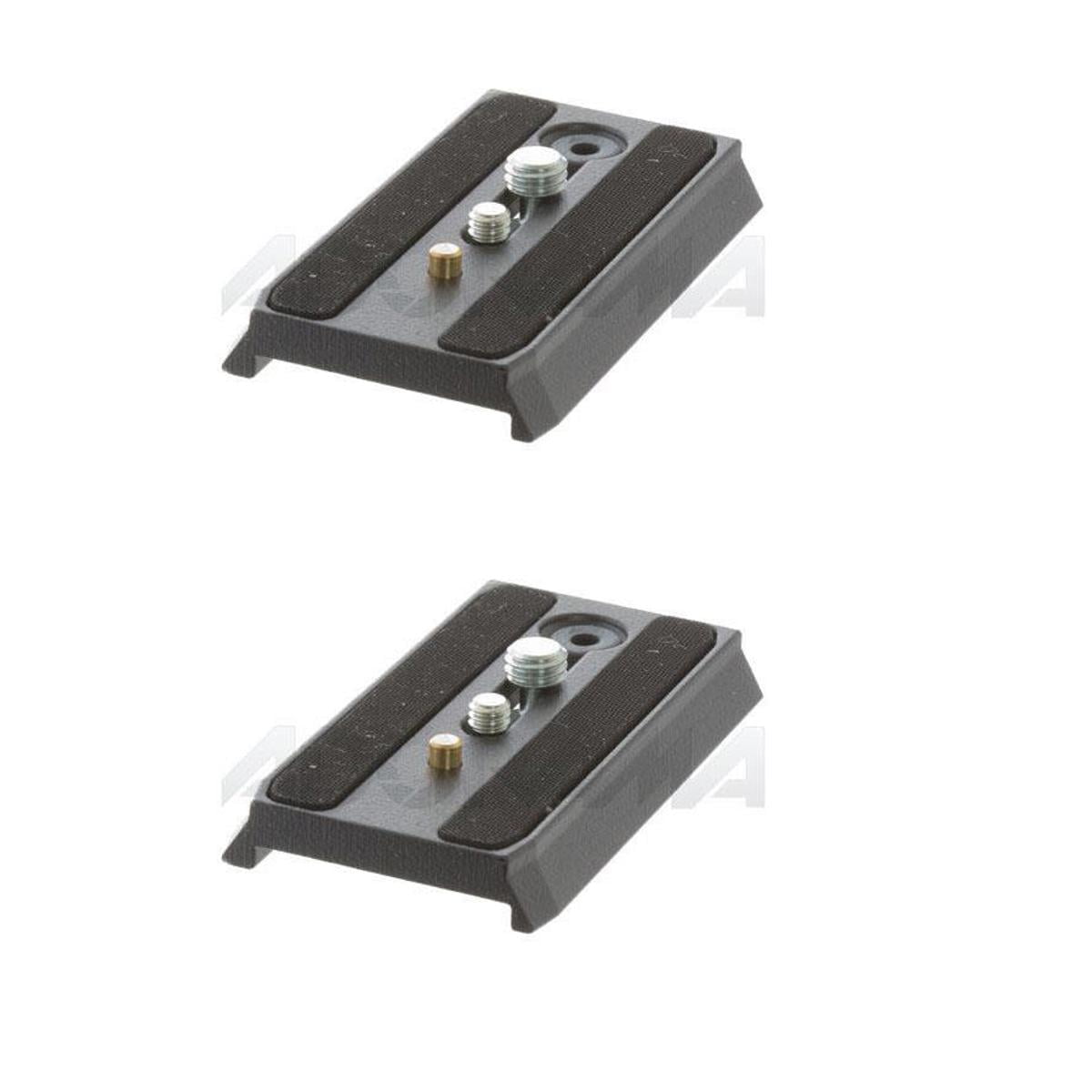 Manfrotto 2 Pack 501PL Quick Release Mounting plate for the 501 and 503 ...