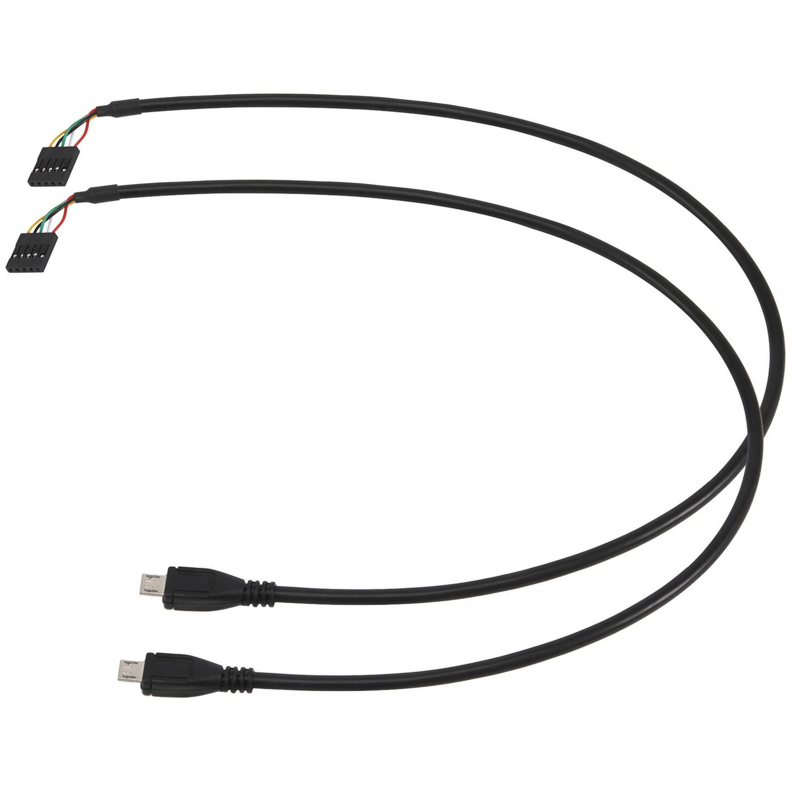 (2-Pack) 50CM 5 Pin Motherboard Female Header to Micro-USB Male Adapter ...
